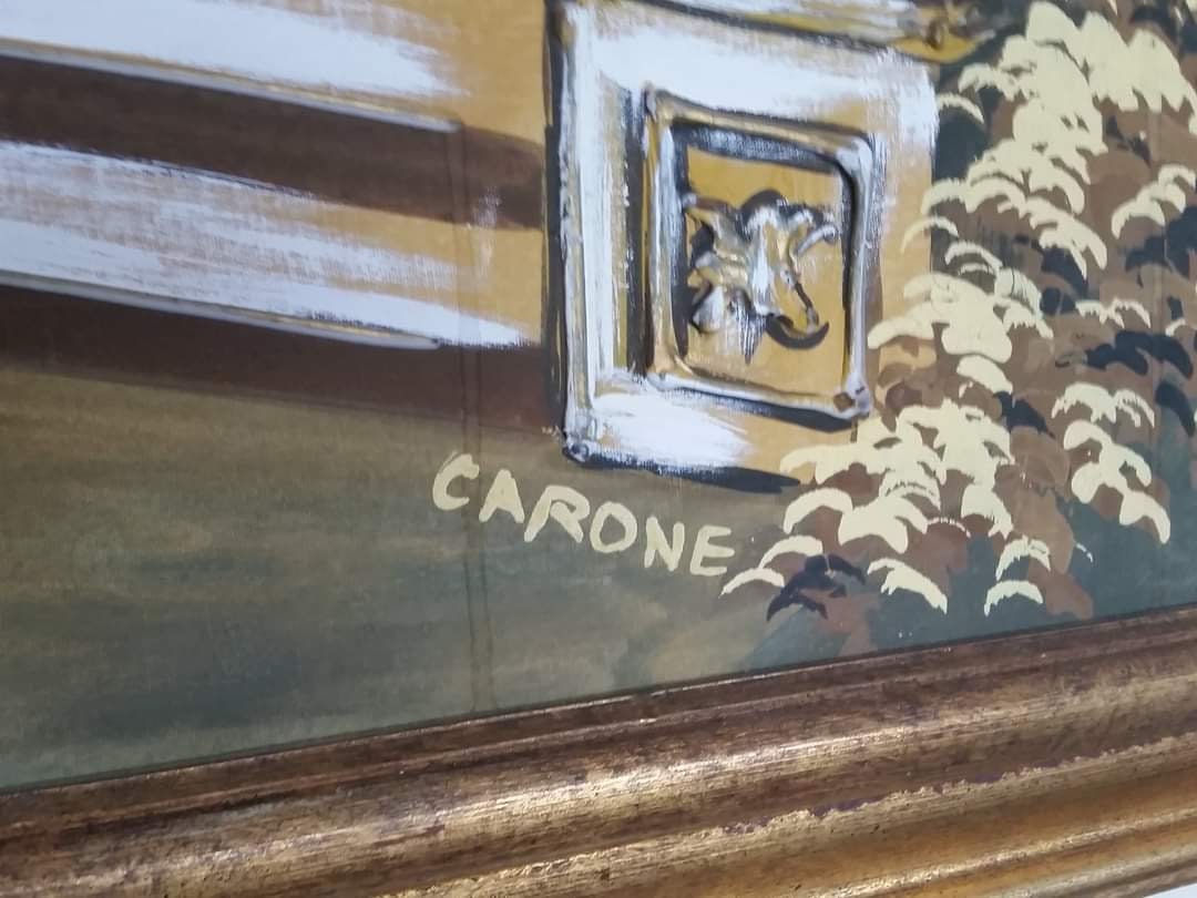 Giant Kitschy Italian Illuminated Painting Mid-century Gaudy - Etsy