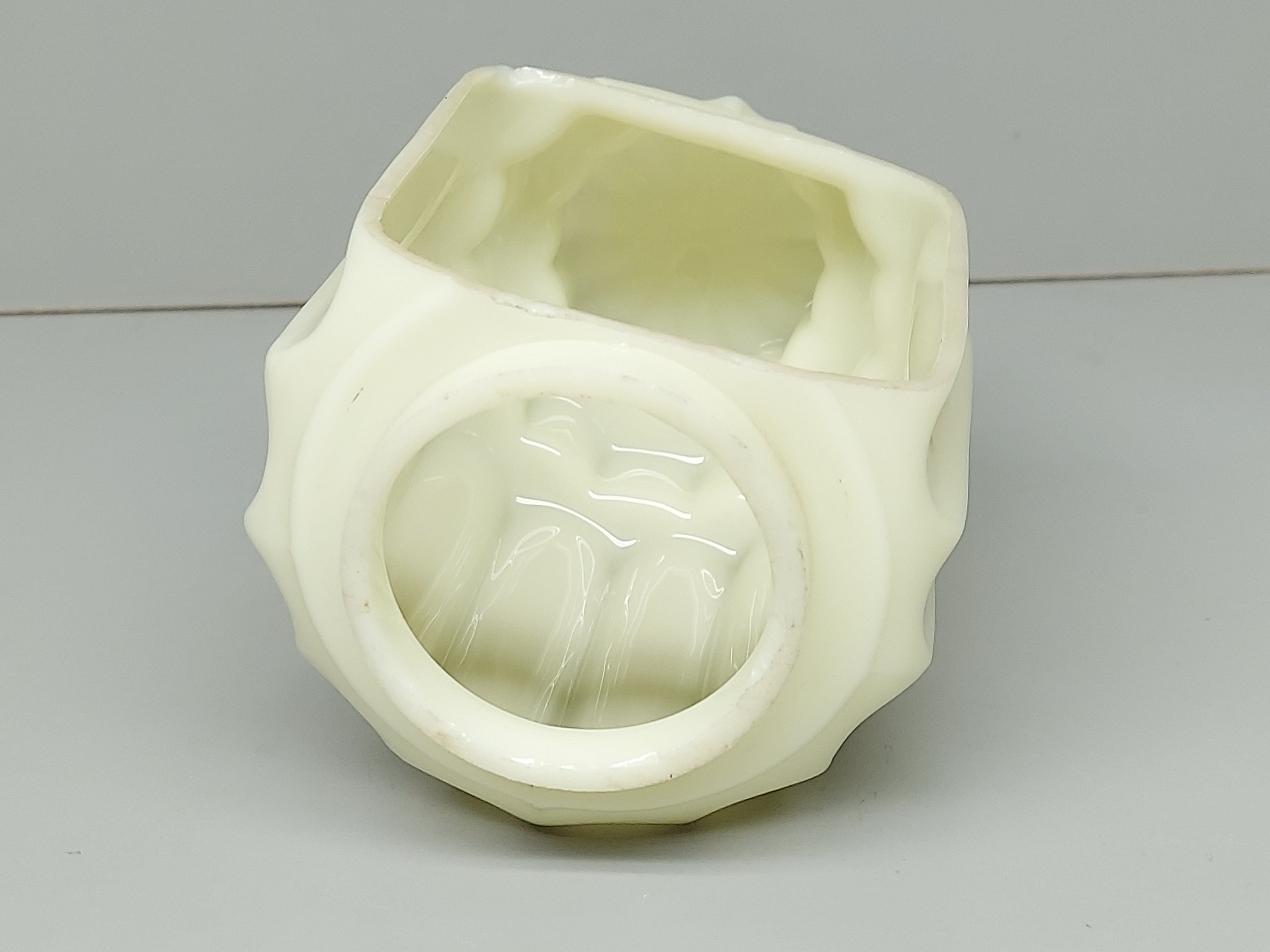 Uranium Custard Glass Art Deco Skyscraper Wall Sconce Globe Efcolite - Etsy