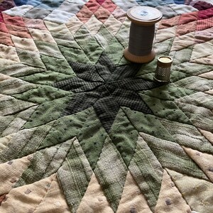 PDF Patchwork Star Coaster (ø 11"-27,5 Cm) and Rug (ø21"-53 Cm) - Etsy