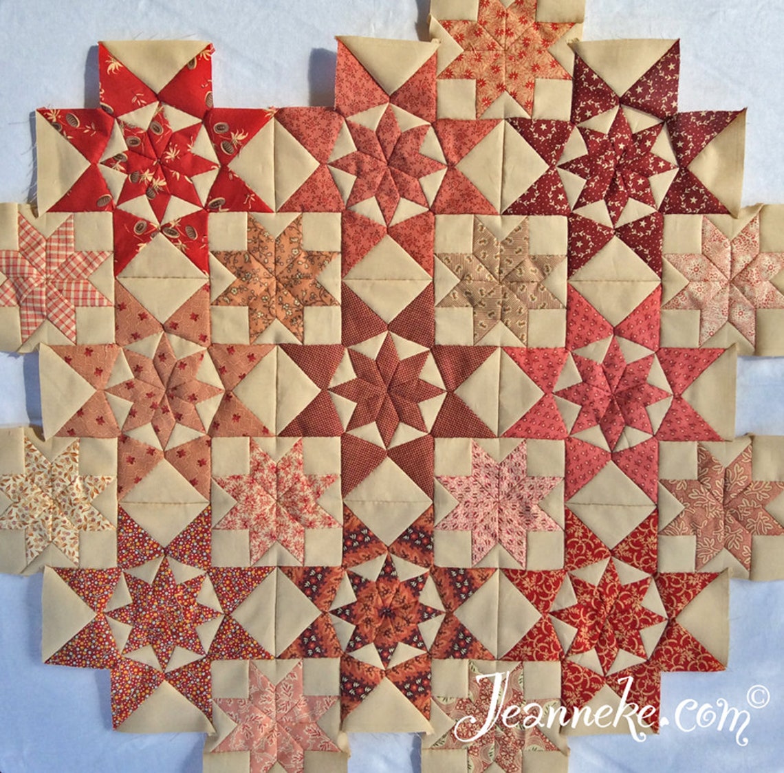 8" ALABAMA Star Quilt Pattern PDF (US Letter) + Bonus Files of the 4 ...