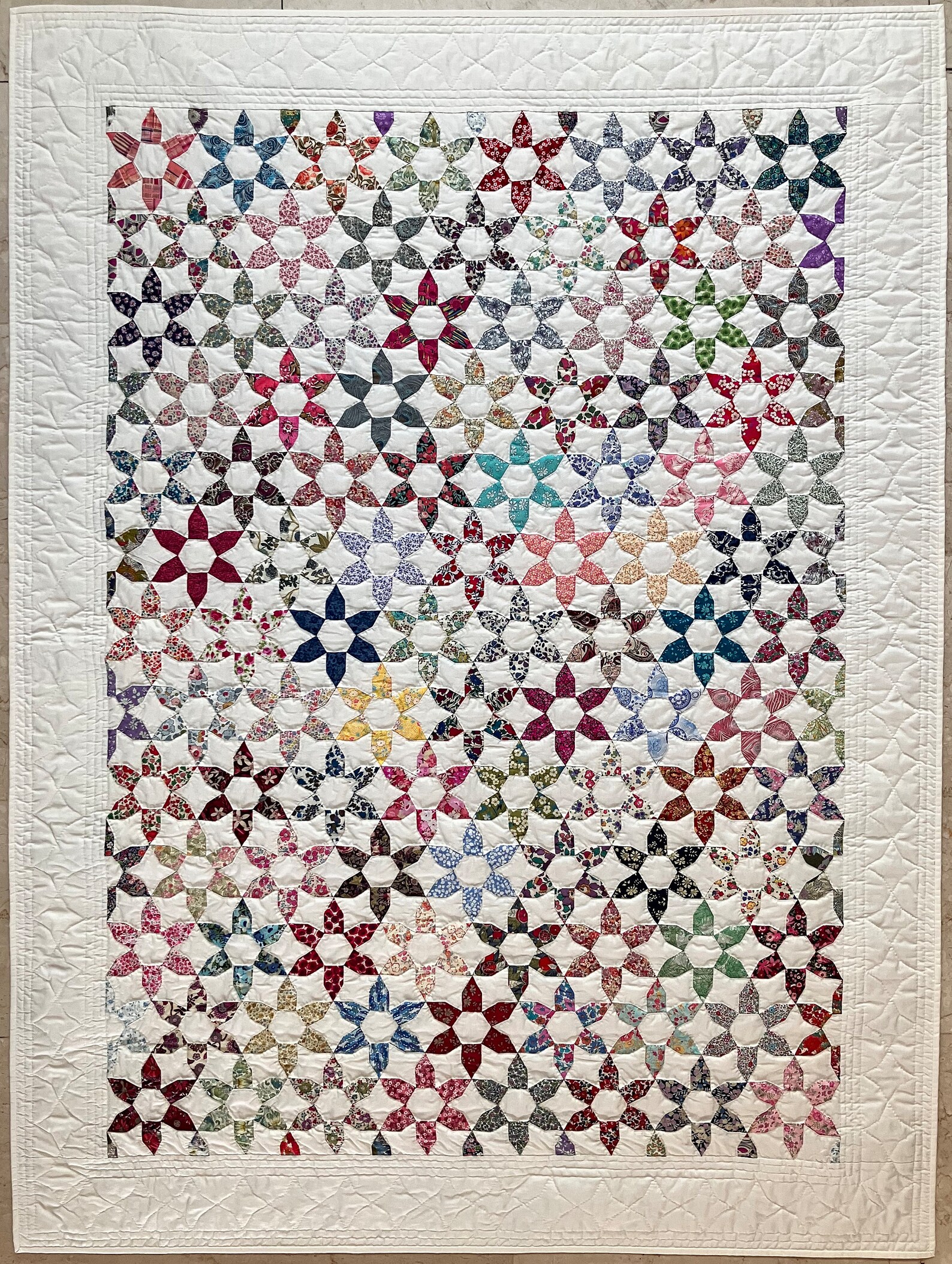 JASMINE® Quilt A4 PDF Pattern for EPP hand Piecing in English - Etsy UK