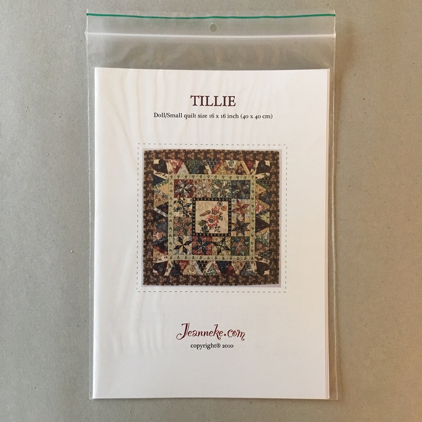 ENGLISH PDF TILLIE Miniquilt Pattern - Etsy