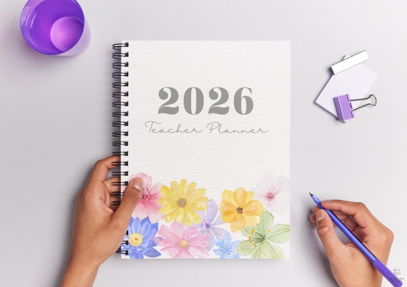 2026 2027 Teacher Planner Printable | Pre Service | Lesson Plan ...