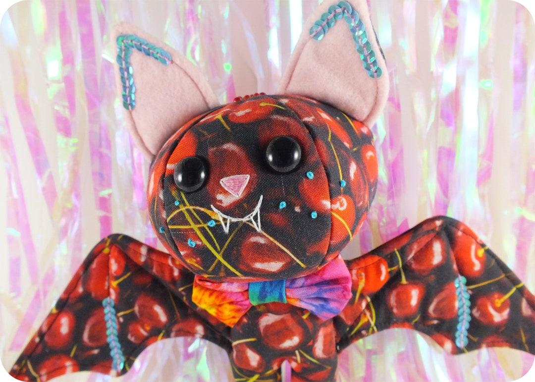 Cherries - Mini Bat Plush - Etsy