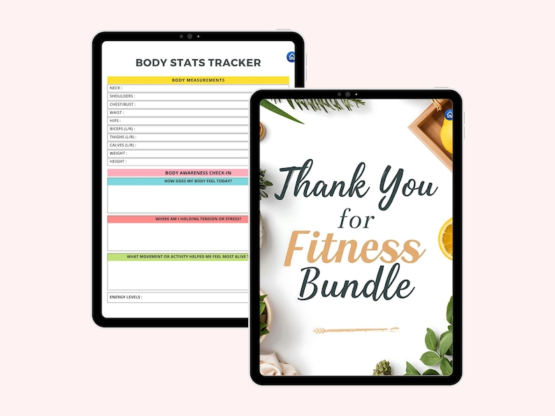 2026 Digital FITNESS PLANNER PDF: Workout Tracker & Gym Journal ...