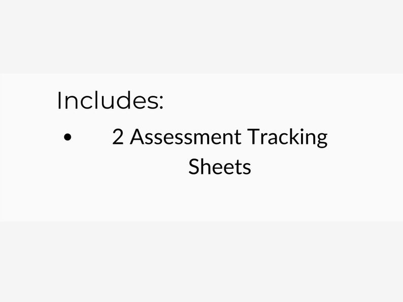 Assessment Tracking Sheet – Primary Teacher Printable | Student ...