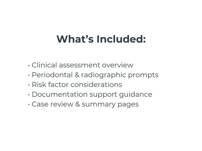 Hygiene Diagnostic & Assessment Toolkit for Dental Hygienists ...