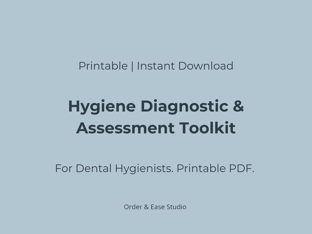 Hygiene Diagnostic & Assessment Toolkit for Dental Hygienists ...