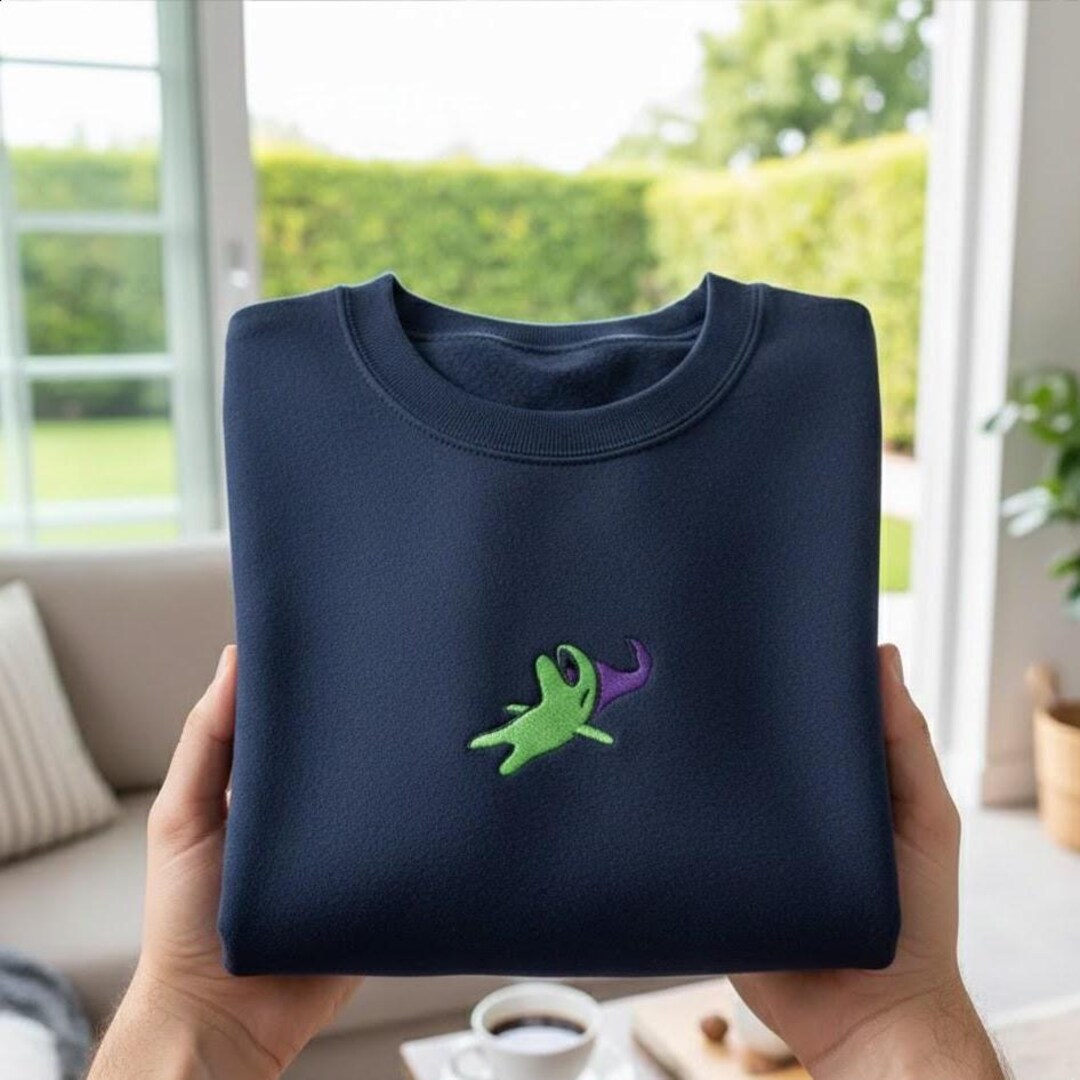 Glep Smiling Friends Embroidery Design, Funny Cartoon Character Digital ...