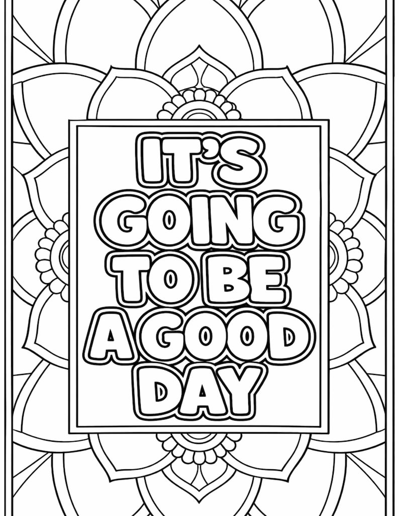 50 Mindfulness Quote Coloring Pages for Adults | Printable PDF Coloring ...