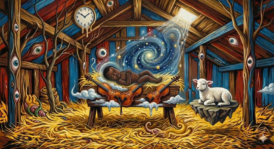 Surrealism Lamb of God - Etsy