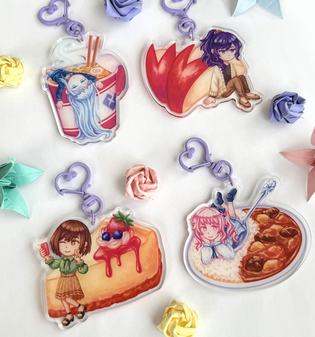 Project Sekai PJSK Food Keychains Nightcord at 25:00 - Etsy
