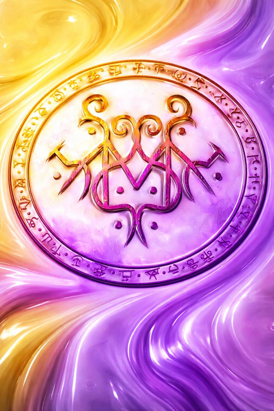 Mystical Sigil Art Bundle – 10 Abstract Gothic & Watercolor Sigils for ...