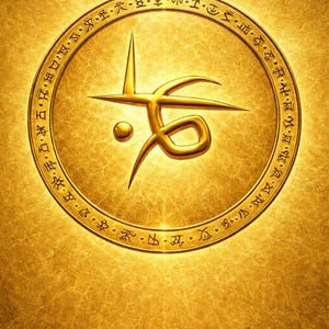 Good Luck Sigil Mobile Wallpaper: 9 Mystic Green & Gold Magical Symbols ...