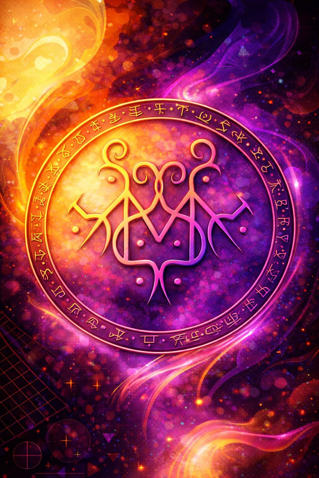 Mystical Sigil Art Bundle – 10 Abstract Gothic & Watercolor Sigils for ...