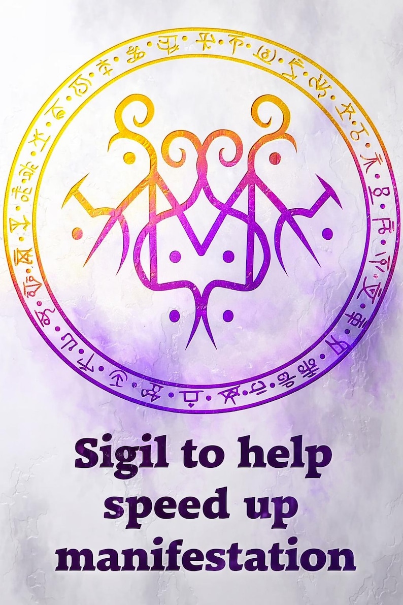 Mystical Sigil Art Bundle – 10 Abstract Gothic & Watercolor Sigils for ...