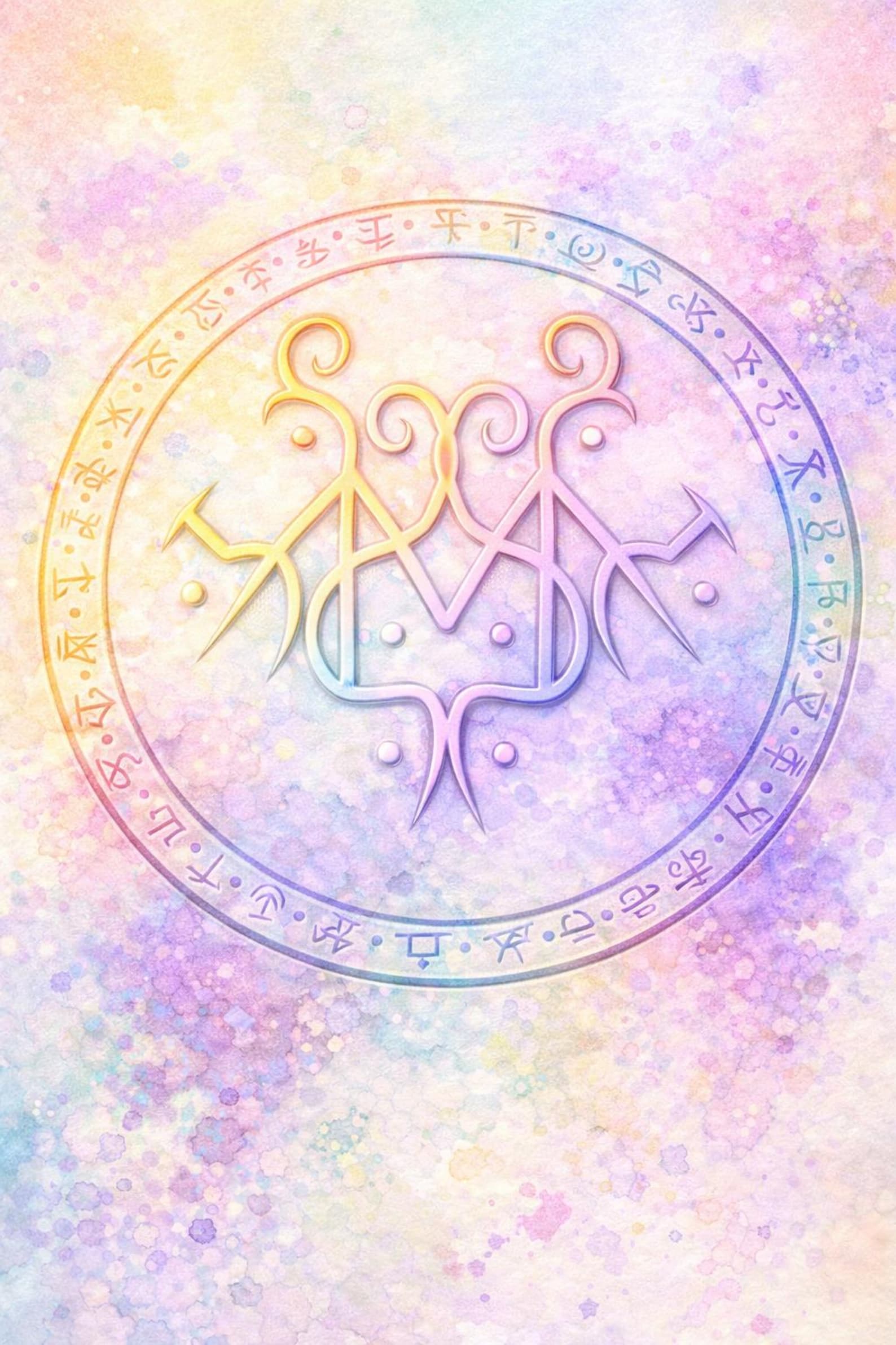 Mystical Sigil Art Bundle – 10 Abstract Gothic & Watercolor Sigils for ...