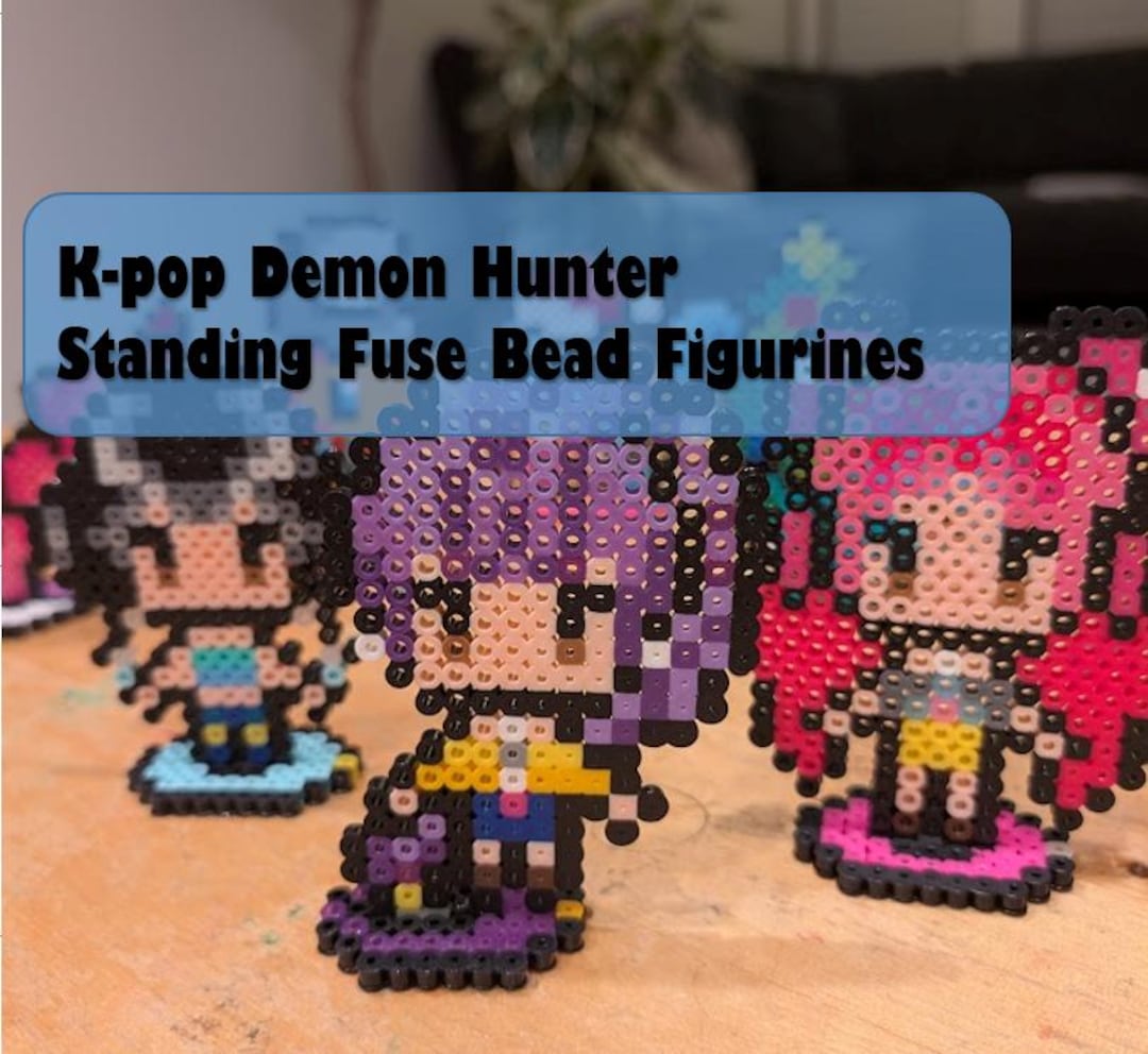 Kpop Demon Hunters (perler, Hama, Artkal) Fuse Bead Template - Mira ...