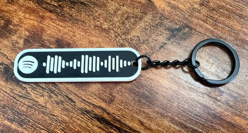 Custom Spotify Scannable Keychain: Personalized Song and Playlist Gift ...