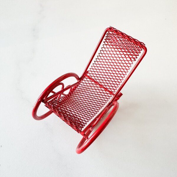 Wooden Miniature Rocking Chair - Etsy