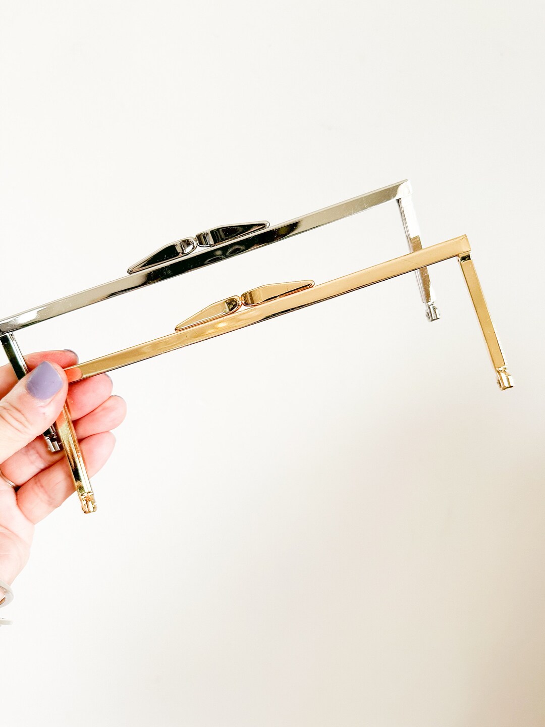 Vintage Deadstock Clutch Frame (gold or Silver) - Etsy
