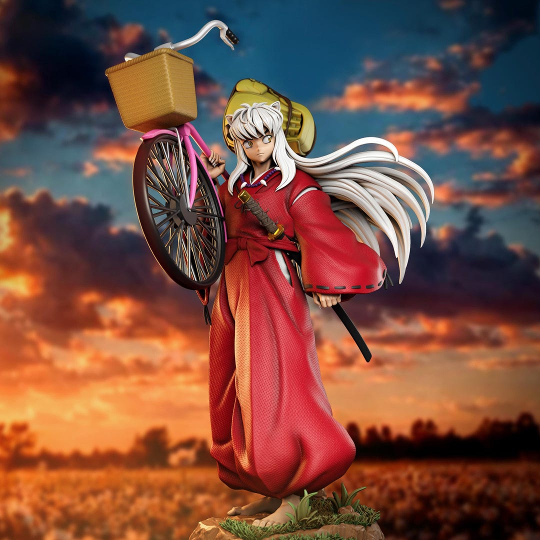 Inuyasha | Inuyasha STL Model | Digital STL File - Etsy