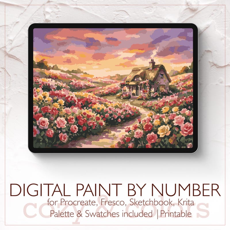 Painted House Number - Etsy