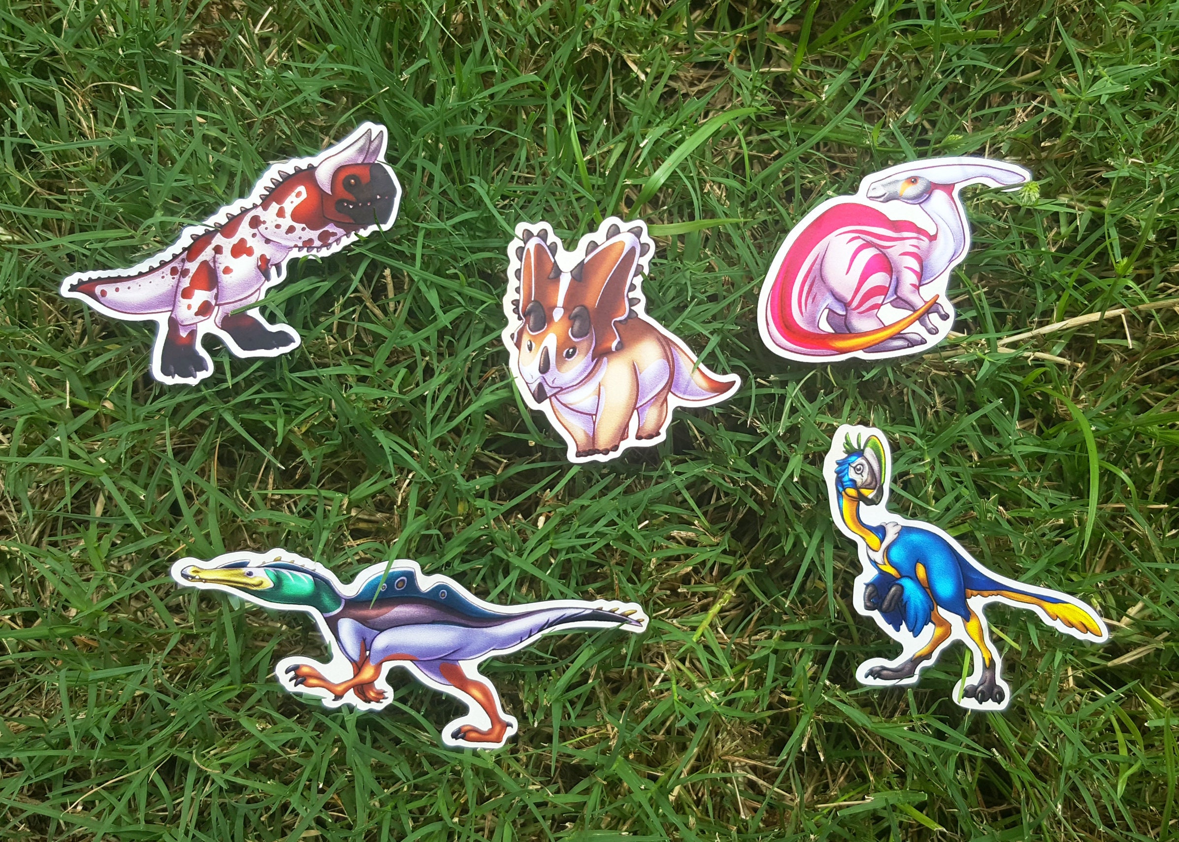 Dinosaurs of the Cretaceous Set 1 Magnet Sheet | Etsy