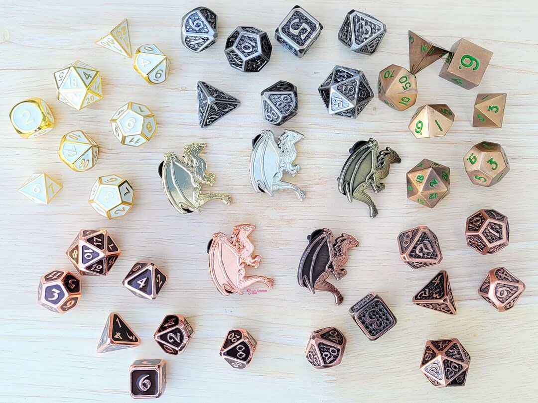 Metallic Dragon Pins - Etsy