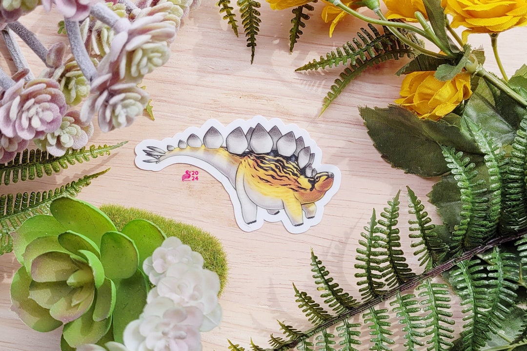 Stegosaurus Vinyl Sticker - Etsy