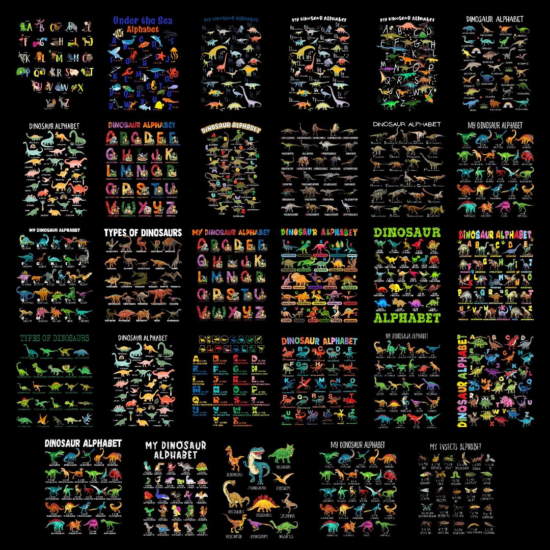 Dinosaur Clipart Png, Dinosaur Font Dinosaur Letters Alphabet Png ...