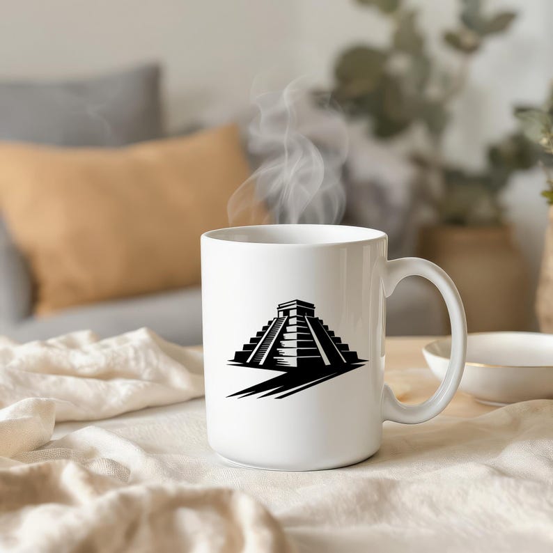 Aztec Pyramid SVG Bundle, 28 Mayan Temple Silhouette Designs, Ancient ...