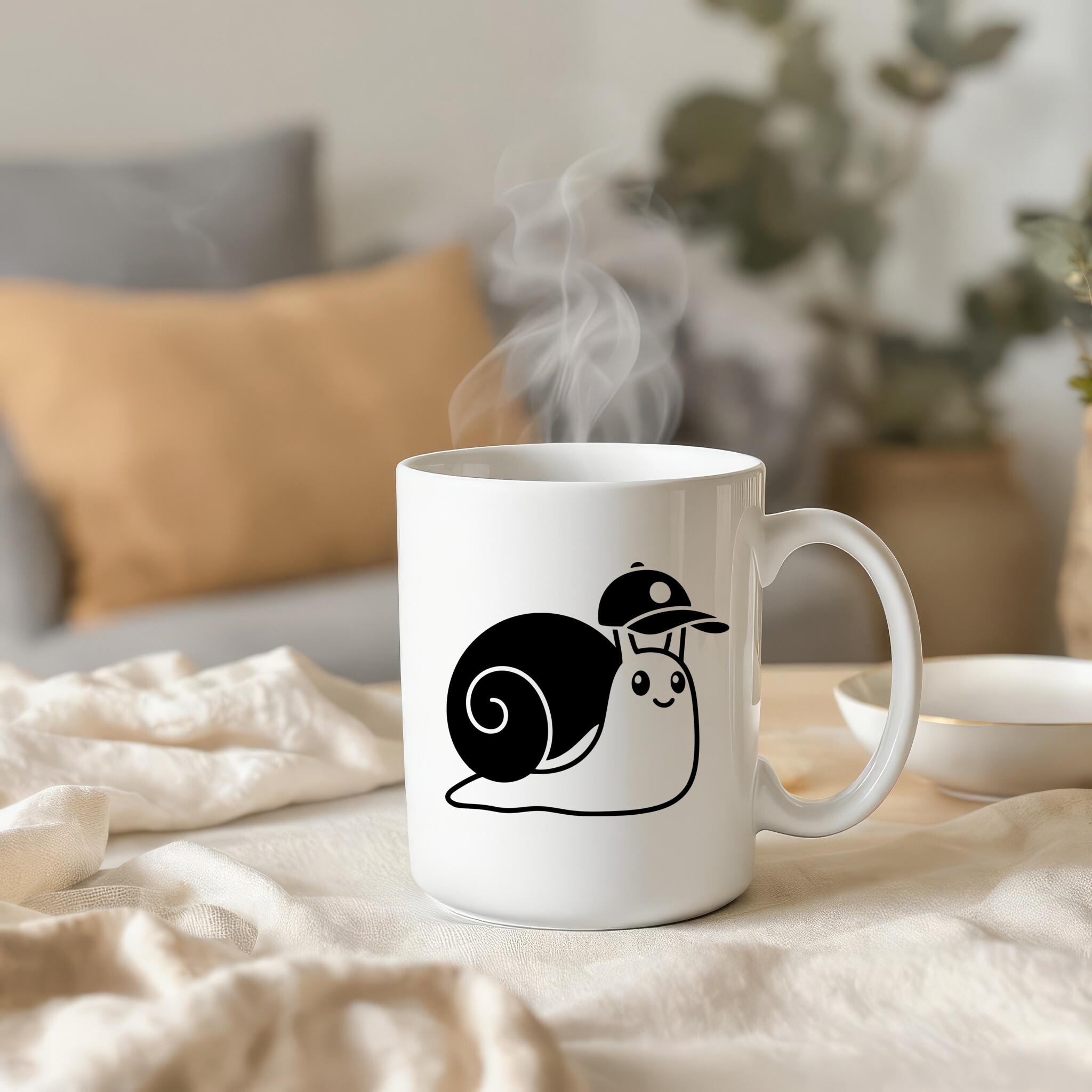 Snail in a Cap SVG | Puffy Design | PNG Dxf EPS Vector Clipart | Cricut ...