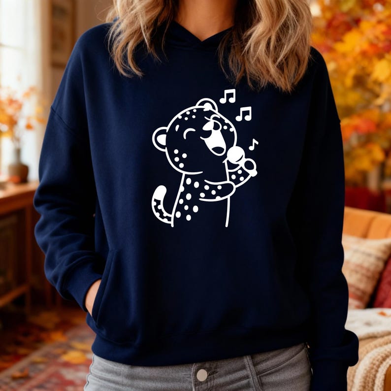Cheetah Singing SVG | Chubby Musical Vector Clipart PNG Dxf EPS ...