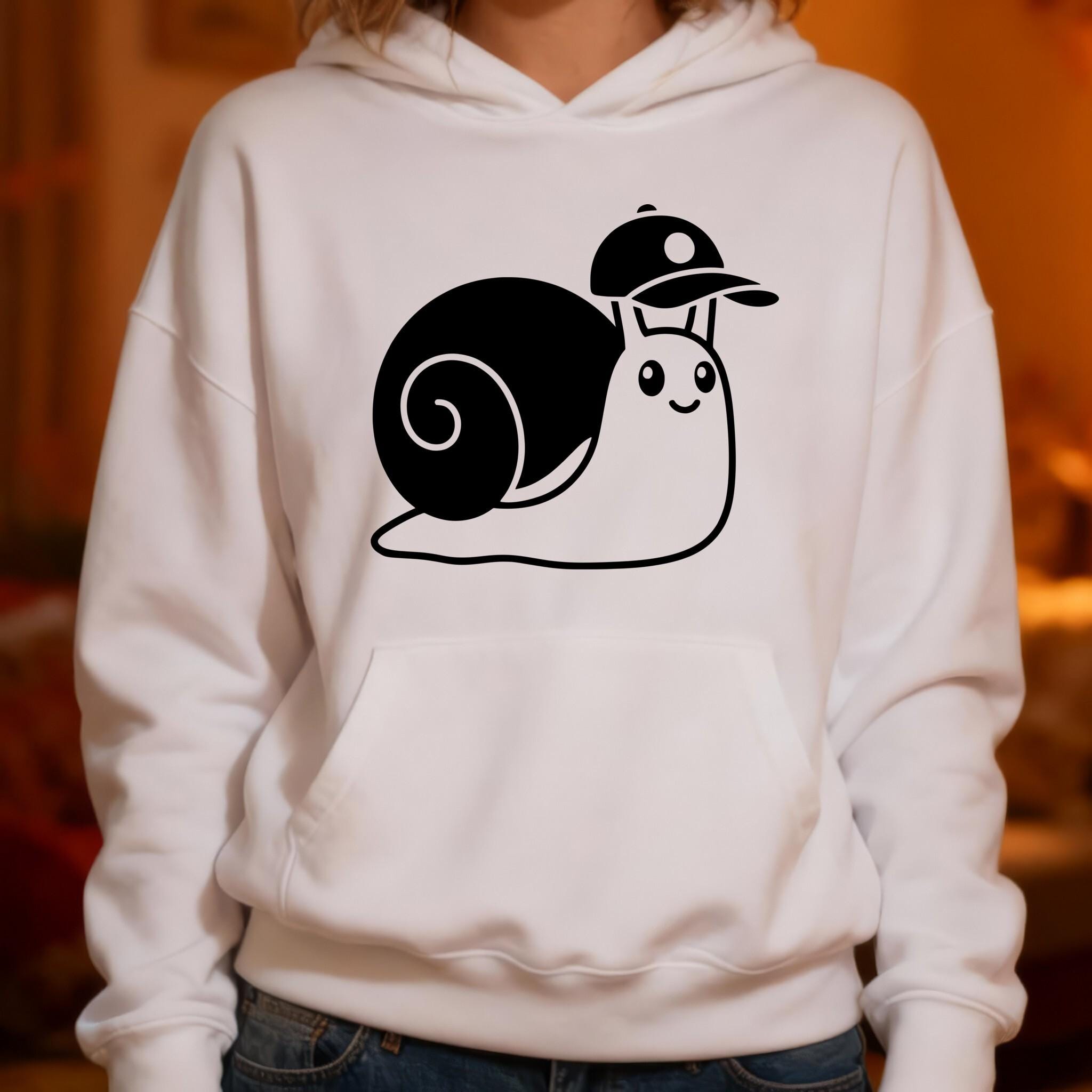 Snail in a Cap SVG | Puffy Design | PNG Dxf EPS Vector Clipart | Cricut ...