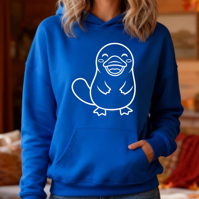 Platypus Smiling SVG | Puffy Cartoon Vector Clipart | EPS PNG Dxf Cut ...