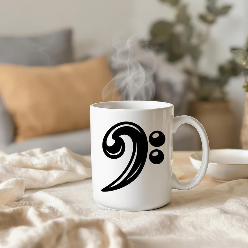 Bass Clef SVG Bundle | 44 Music Silhouette Clipart PNG Eps PDF Dxf ...