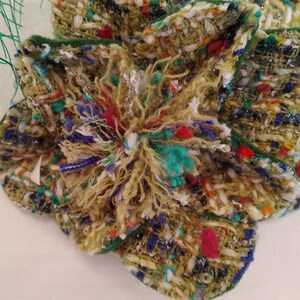 Linton Tweed Fascinator - Green and Multi-color Tweed Fabric With Tweed ...