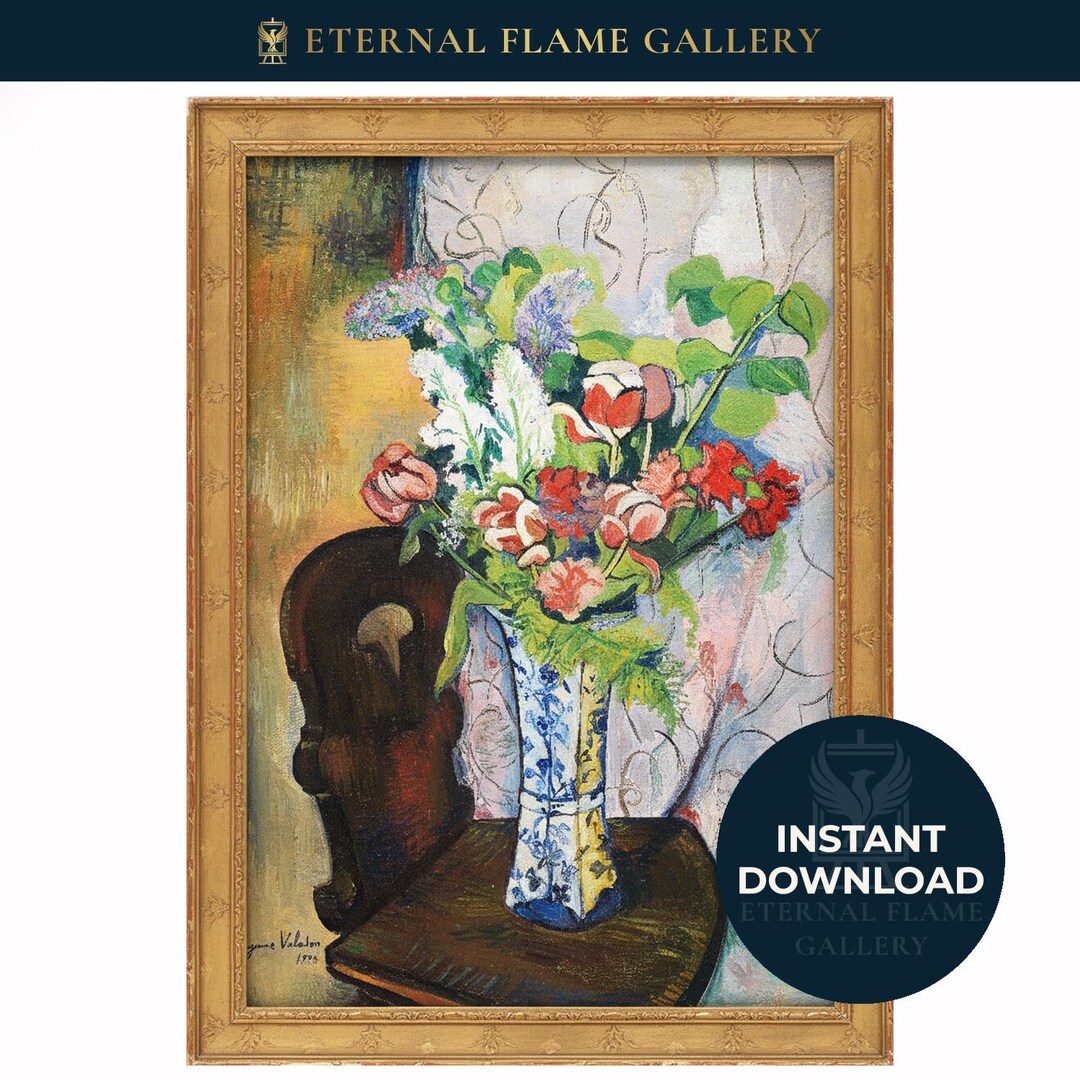 Suzanne Valadon - Spring Flowers | Printable Wall Art in High ...