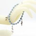 Faith Hope Charity Angelite Charm Bracelet Cross Anchor Heart - Etsy