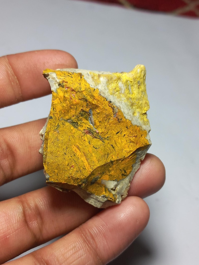 Raw Yellow Jasper Stone for Jewelry Making, Crystal DIY Pendant (242 ...