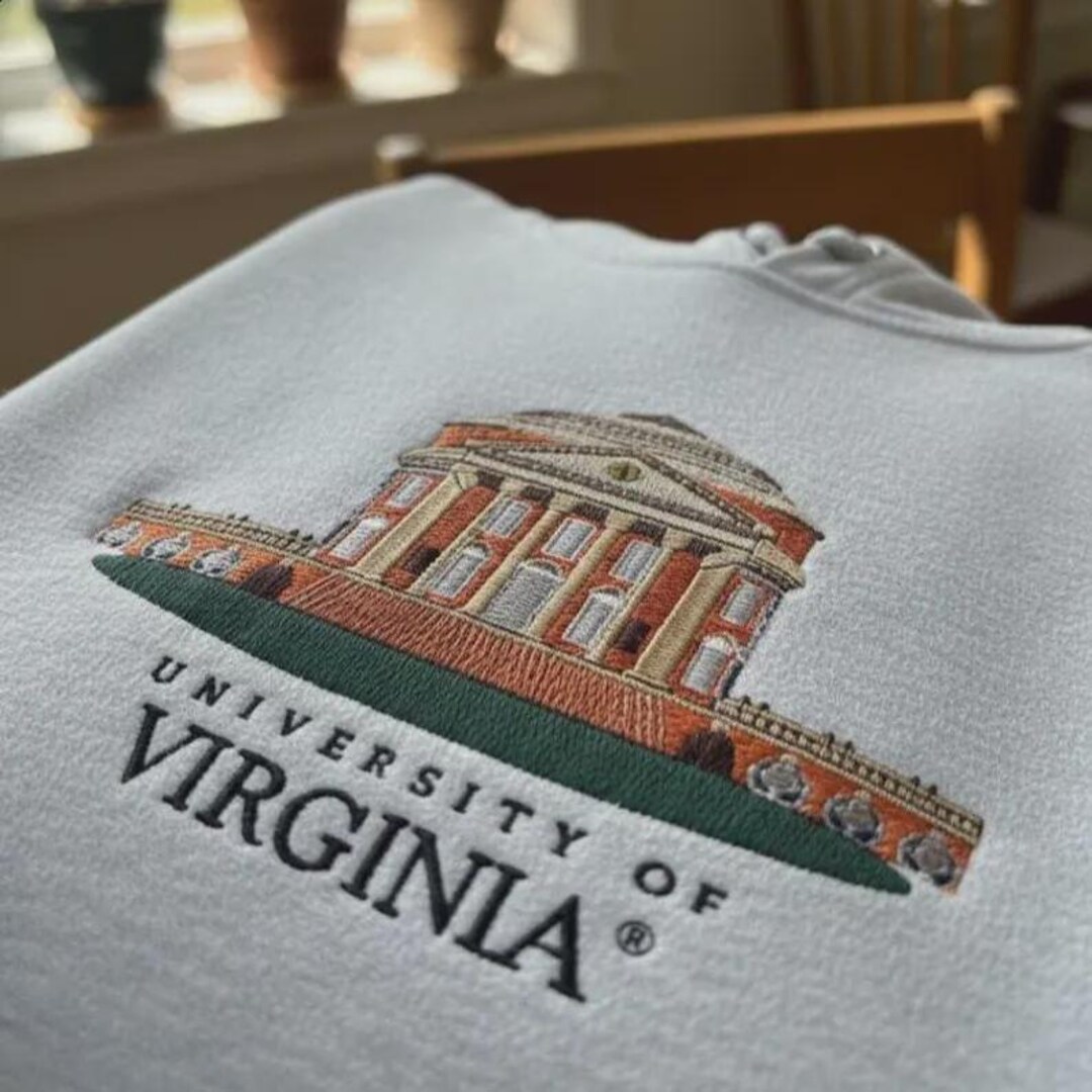 Virginia Embroidery Design, Vintage College Varsity Digital File, State ...
