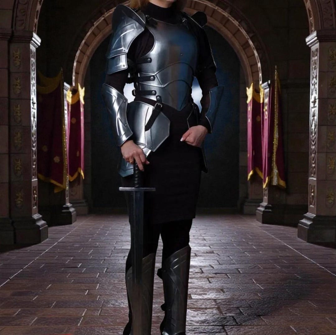 Queen of War Full Armor Suit - Female Cosplay Larp Costume - Etsy Australia