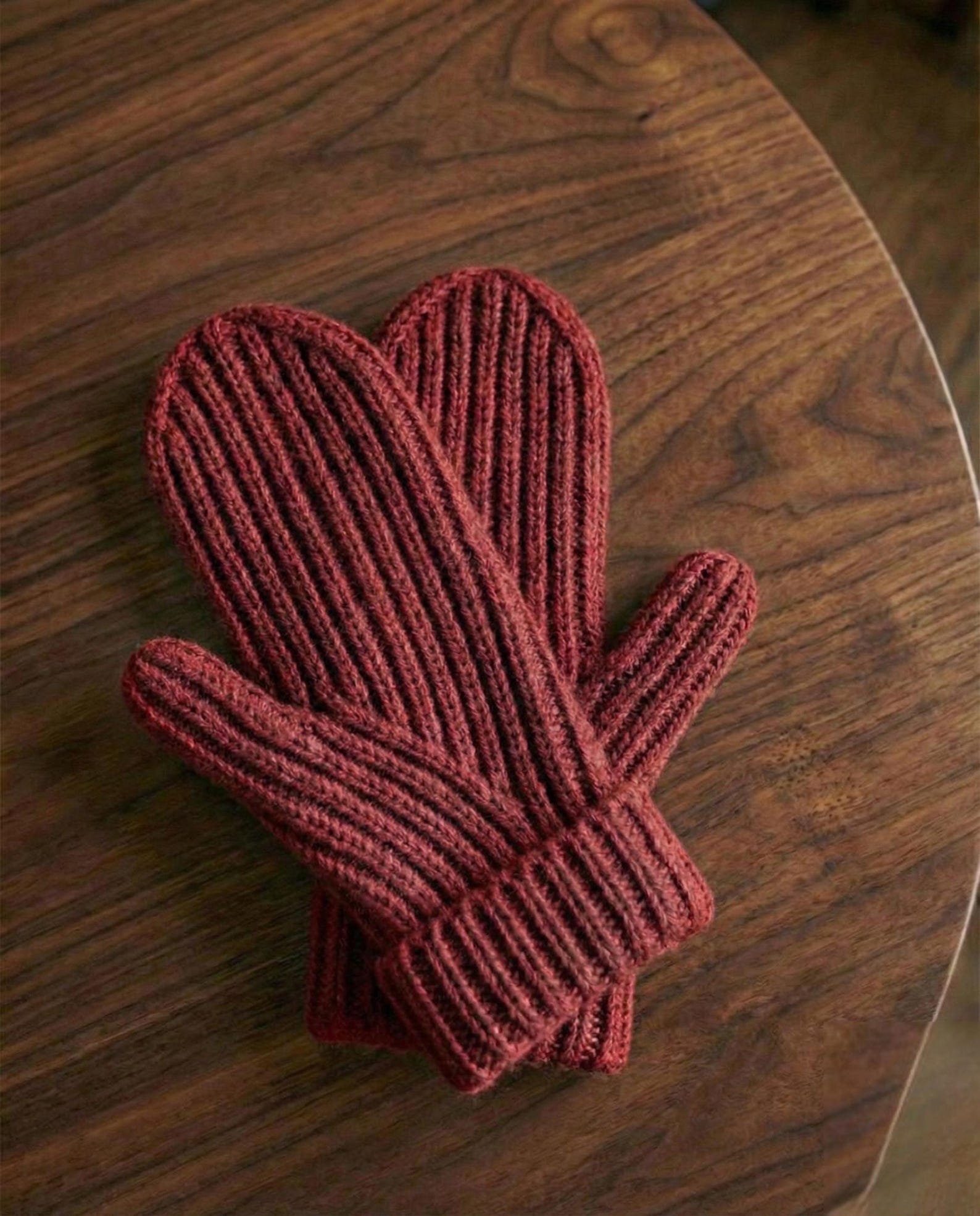 Alpine Rib Mittens Knitting Pattern PDF Instructions for Experienced ...