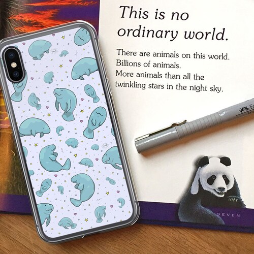 Cute Manatee Phone Case for Iphone or Samsung | Etsy