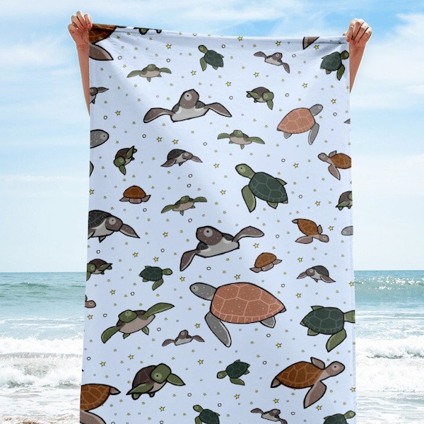 Turtle Towel - Etsy