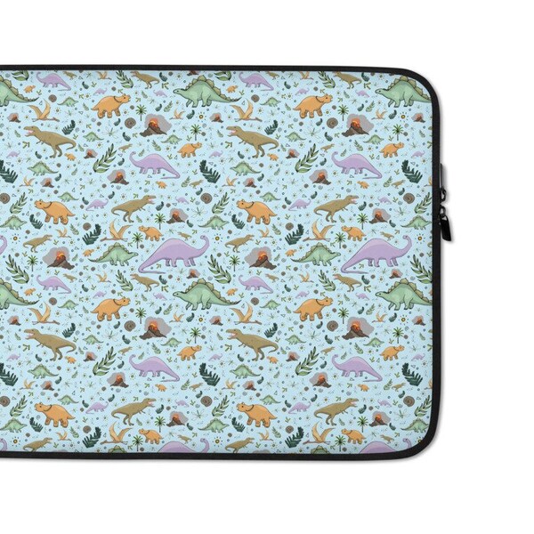 Dinosaur Laptop Case - Etsy