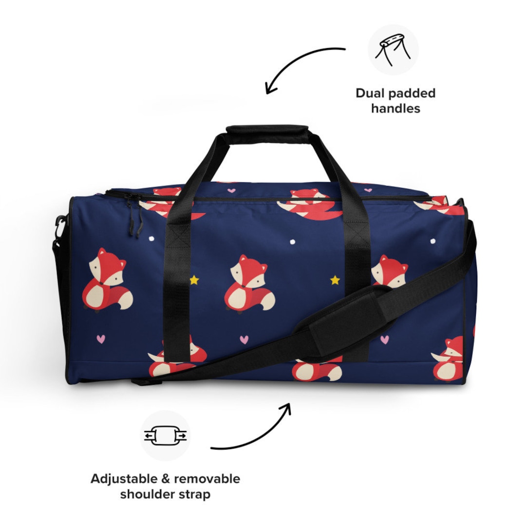 Cute Fox Duffel Bag - Etsy