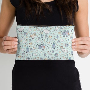 Pigeon Zip Pouch Cute Pigeons Pencil Case Cute Pigeon Gifts Cute Bird ...