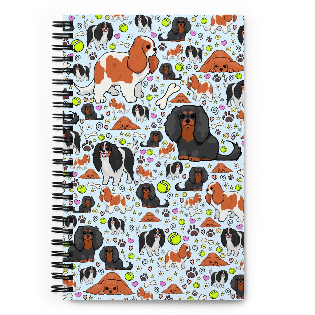 Cavalier King Charles Spaniel Notebook Cute Dog Journal Cute - Etsy